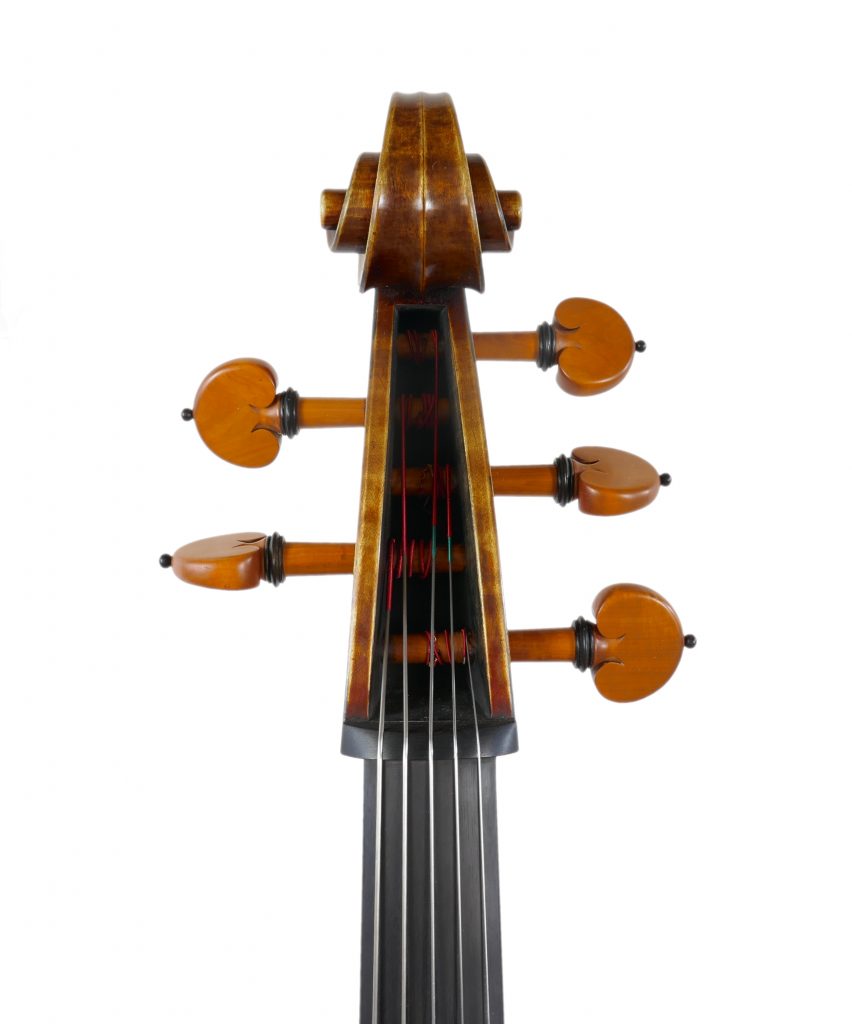 Front Scroll | David Folland Violins